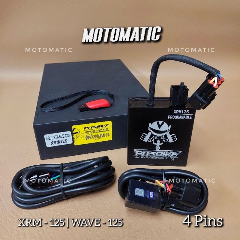 XRM125 / WAVE125 ( Carb ) | CDI V3 Fully Programmable 4pins | PITSBIKE ...