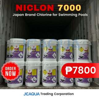 Genuine NICLON 7000, Japan brand, 70% Chlorine for Swimming Pool 40kgs ...