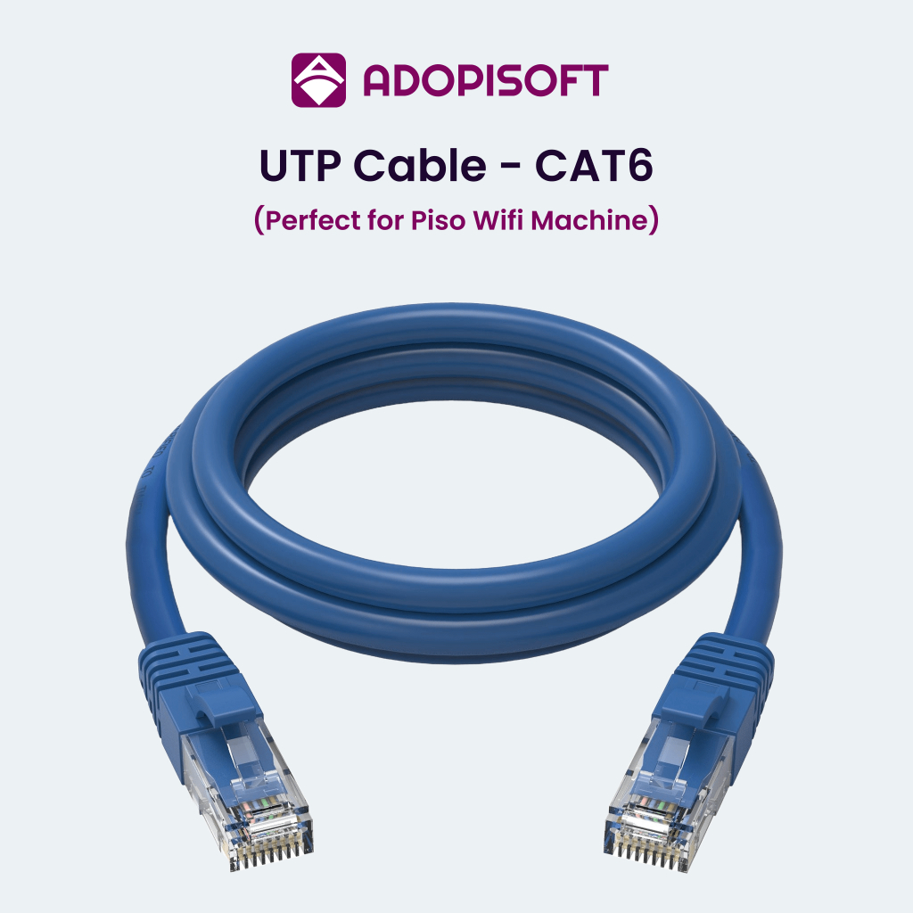 ADOPISOFT | UTP CABLE - CAT6 (Perfect for Piso Wifi Machine) | Shopee ...