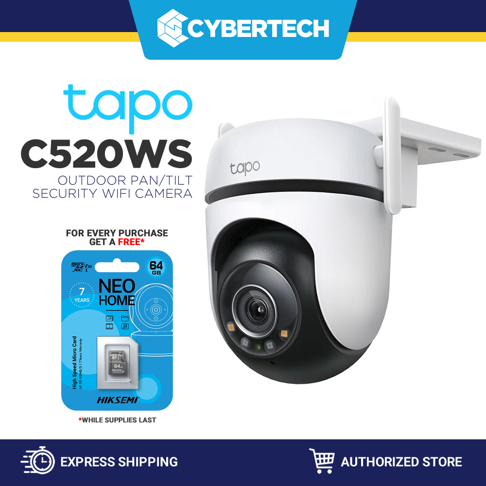 Cybertech TP-Link Tapo C520WS Outdoor Pan/Tilt Security Wi-Fi Camera ...