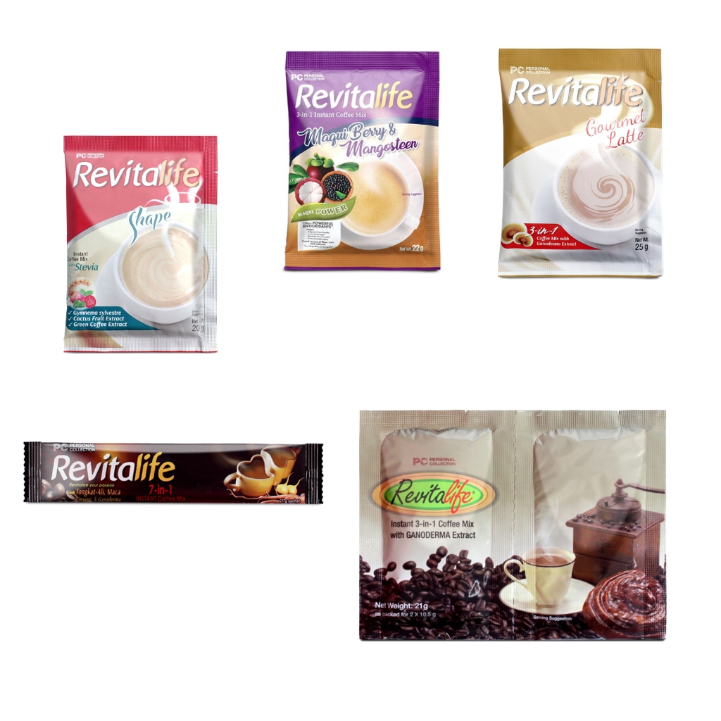 VM Revitalife 20g Sachet 3 in 1 Instant Coffee Mix Gourmet Latte ...