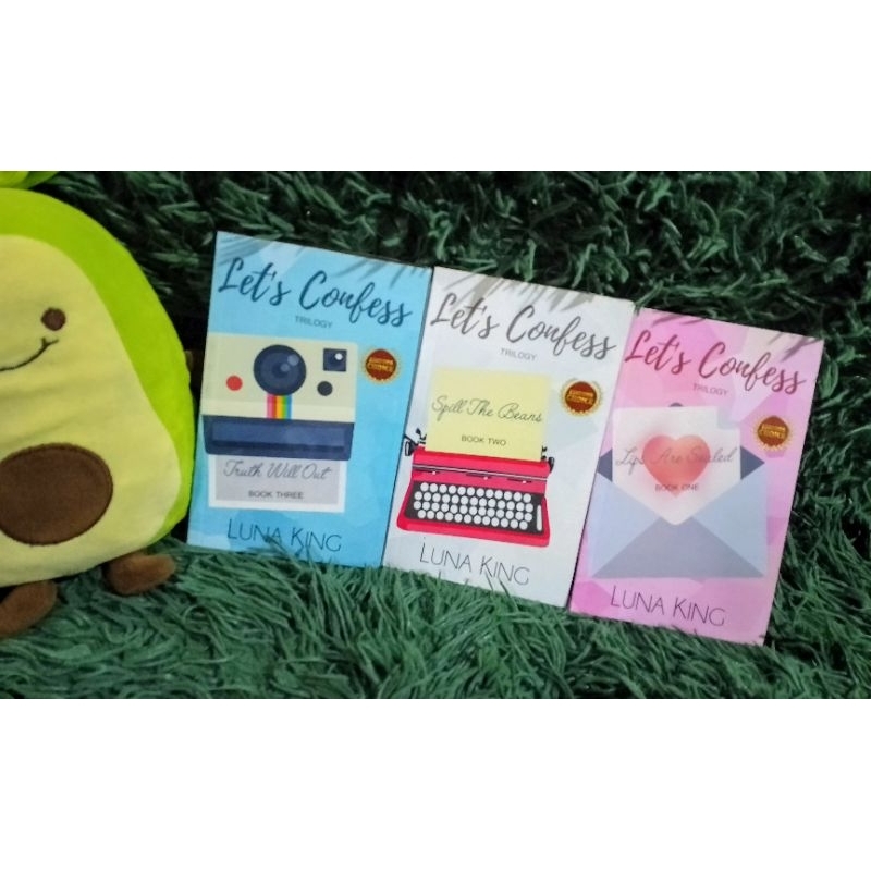 LET'S CONFESS COMPLETE TRILOGY written by Luna King | Shopee Philippines