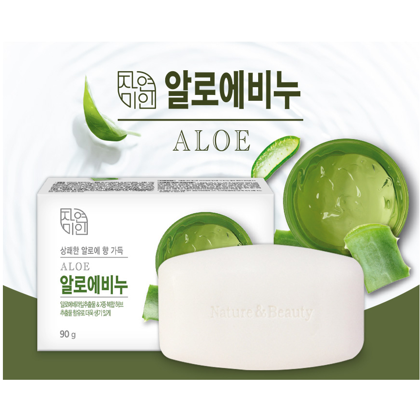 MUKUNGHWA Korea Natural Beauty Cucumber/Apricot/Aloe Beauty Soap 90g ...