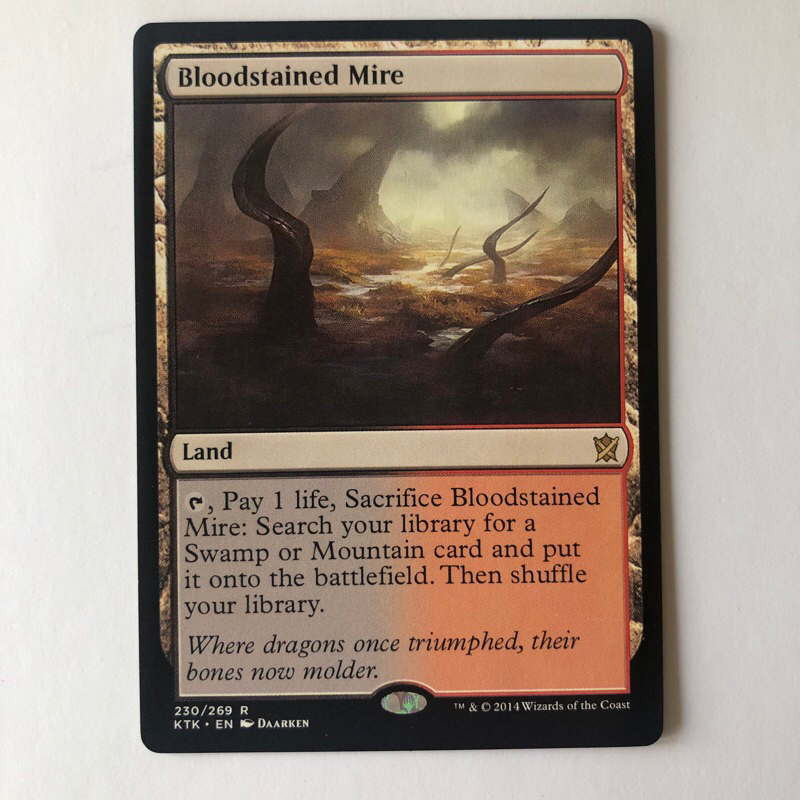 MTG Proxy Playtest Card - Bloodstained Mire (KTK) | Shopee Philippines