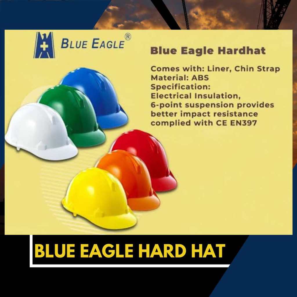 Blue Eagle Hard Hat Construction Safety Helmet | Shopee Philippines