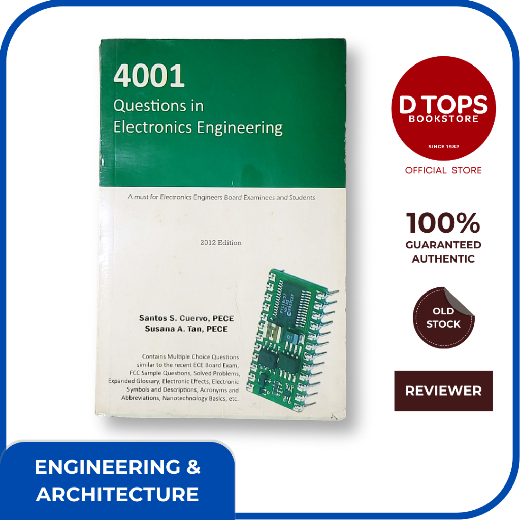 4001 QUESTIONS IN ELECTRICAL ENGINEERING REVIEWER 2012 Edition by S ...