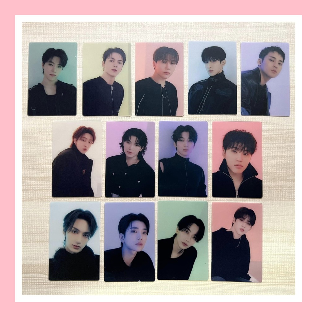 SEVENTEEN Tour Follow Again Official Clear Photo Card Set Tingi ...