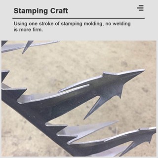 Anti climb Sharp Wall Spike wall roof Villa Yard spikes Yard fences ...