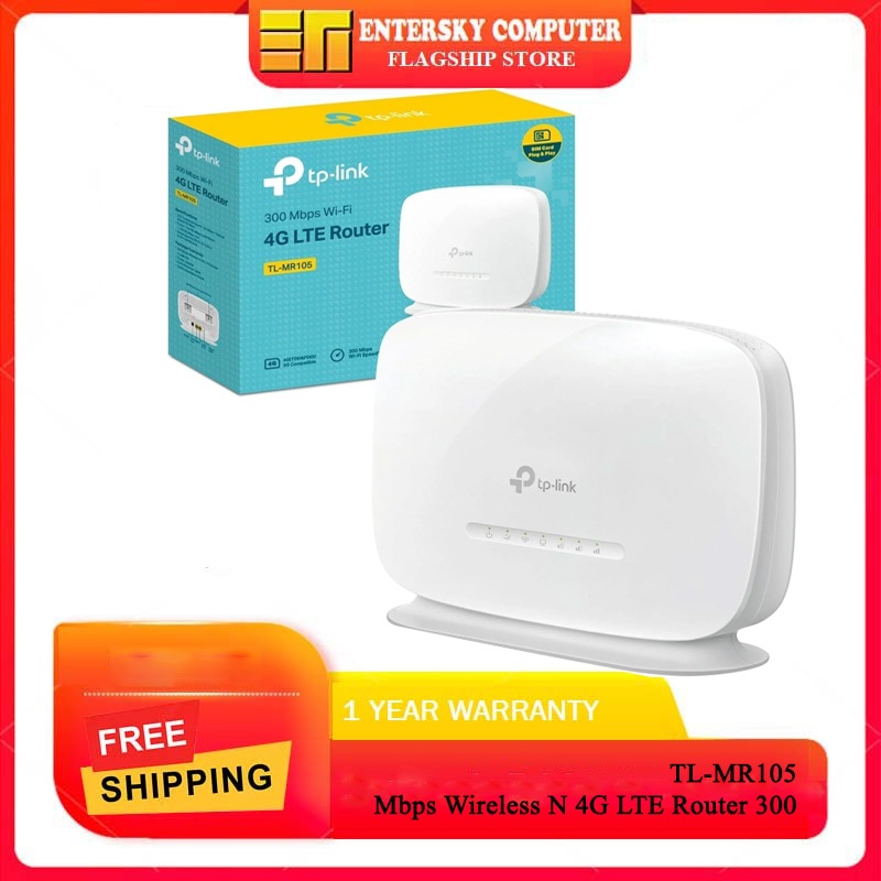 Tp-Link TL-MR105 300 Mbps Wireless N 4G LTE Router | Shopee Philippines