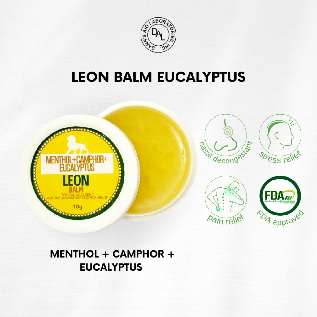 Dann's Aid Leon Balm Eucalyptus Pain Itch Relief Wellness Rub 10ml ...