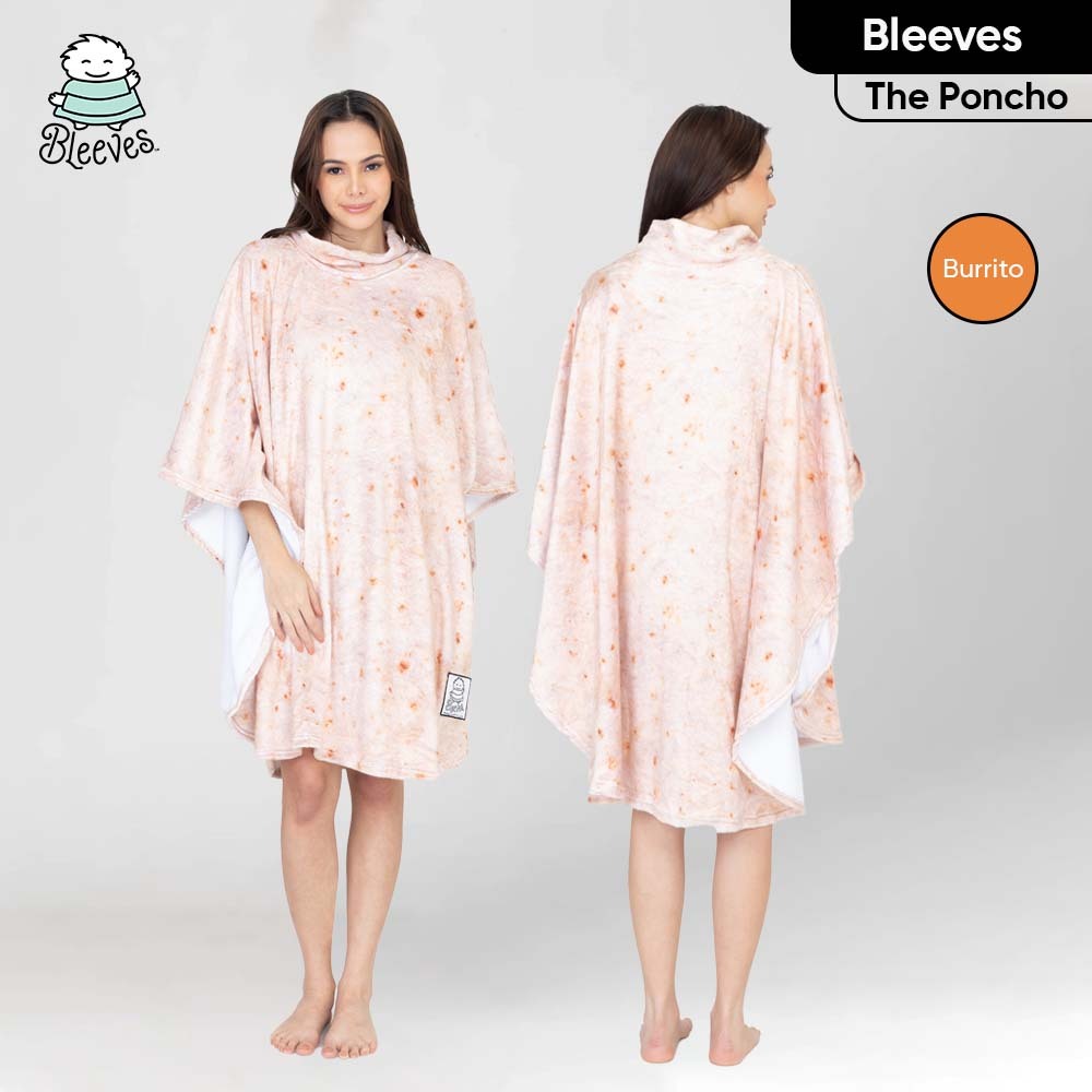 Bleeves® | Burrito The Poncho Wearable Blanket for Men and Women ...