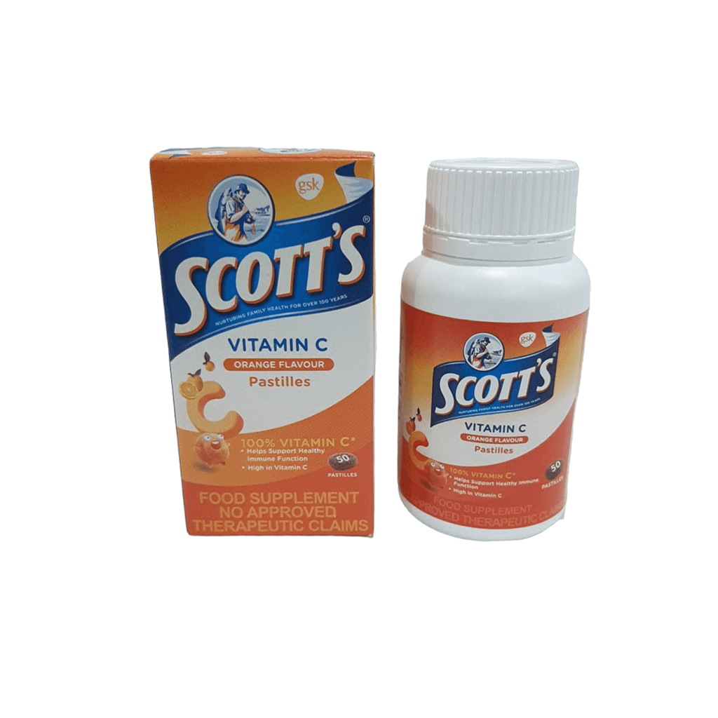 Scott's Vitamin C Orange Flavour 50 Pastilles | Shopee Philippines