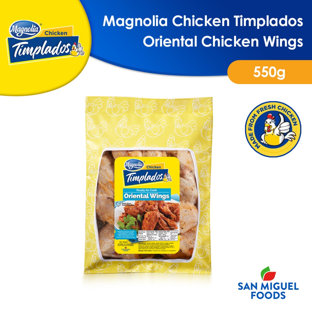 Magnolia Chicken Timplados Ready-to-Cook Oriental Chicken Wings ...