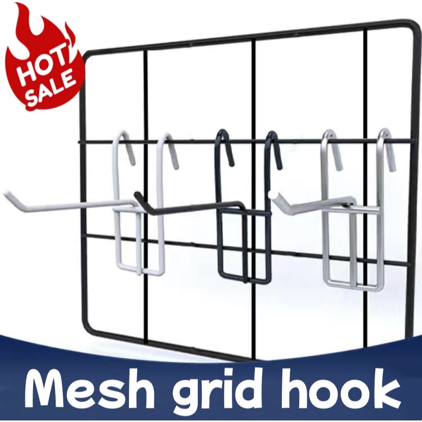 10-20cm Heavy Duty Supermarket Screen Hooks For Screen And Grid Wall ...