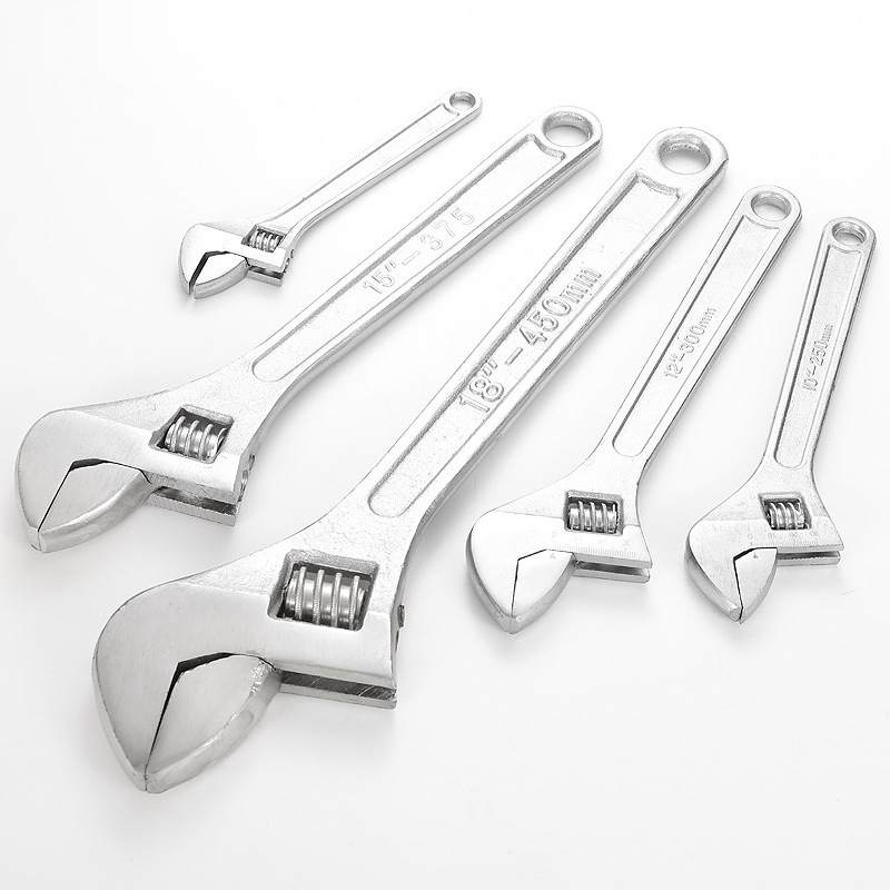 Adjustable Wrench Chromium-Plated Adjustable Wrench Multifunctional ...