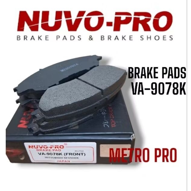 Nuvo Pro Brake Pad VA-9078K FRONT MITSUBISHI XPANDER | Shopee Philippines