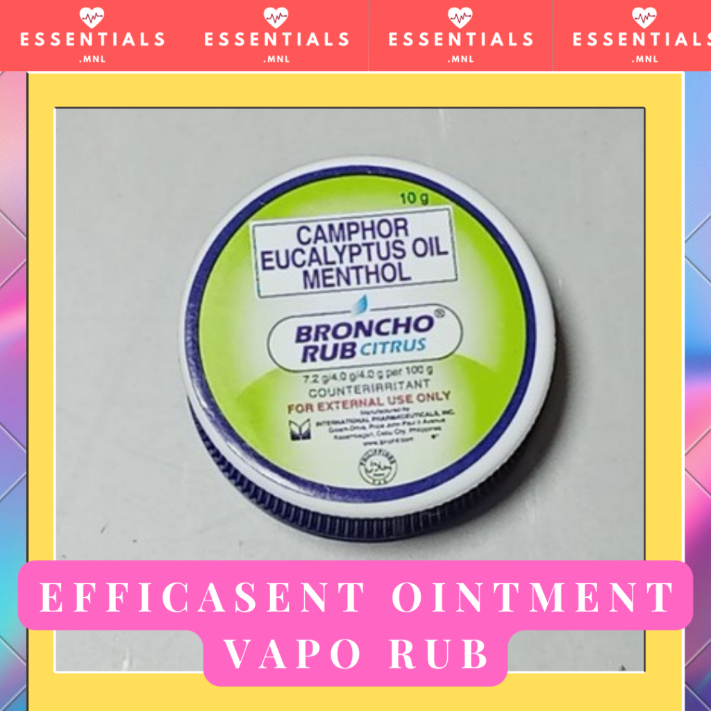 Efficascent Ointment Vapo Rub 10G | Shopee Philippines