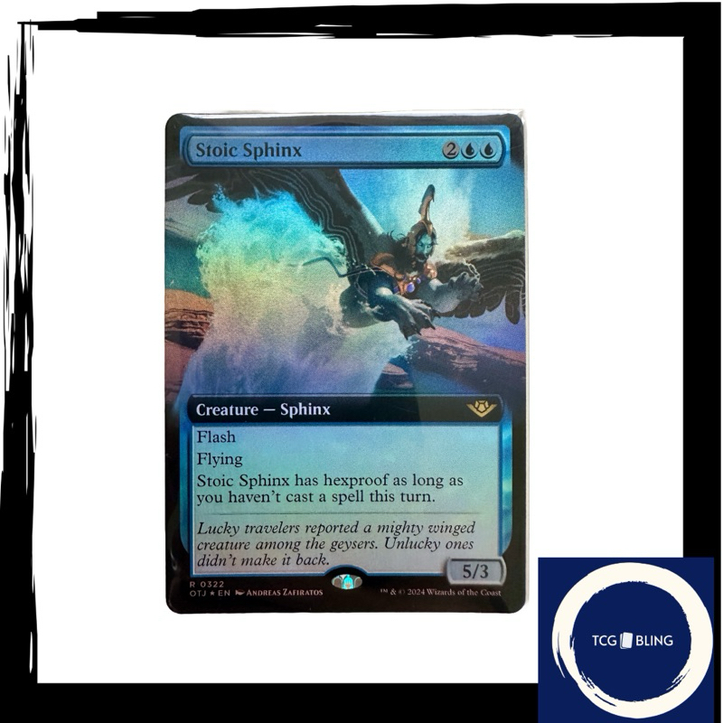 Stoic Sphinx MTG - Universes Beyond: Fallout (Extended Art) FOIL ...