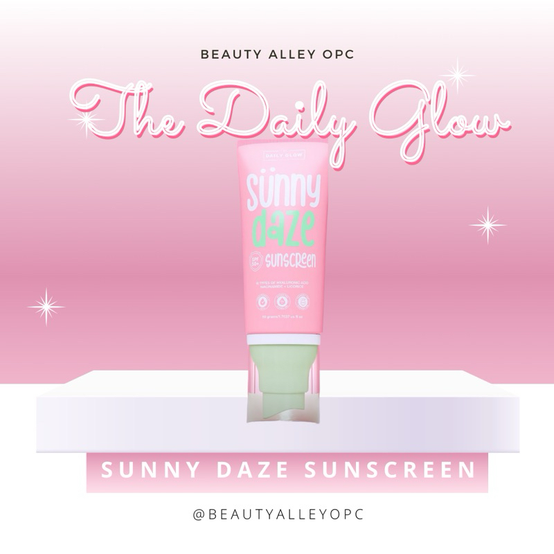 Sunny Daze Sunscreen SPF 50 PA+++ by The Daily Glow | Shopee Philippines