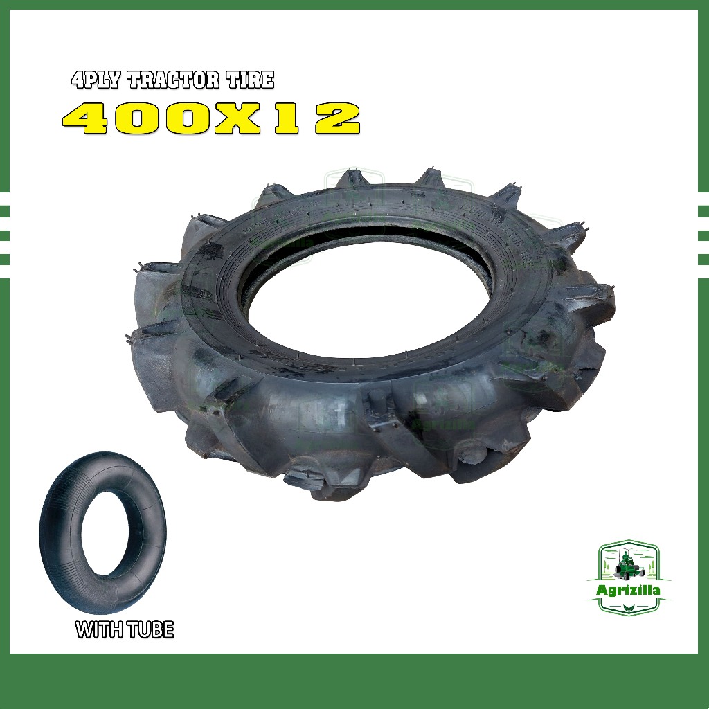 Tire And Tube 4.00/12 400 x 12 Hand Tractor, Kuliglig , Chasis ...