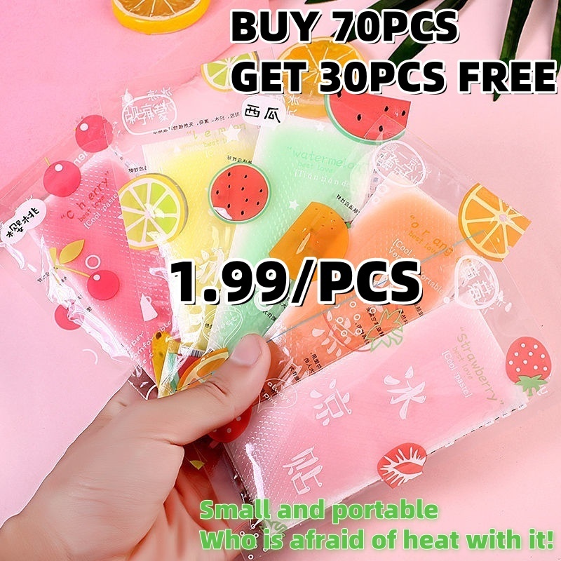 Cooling sticker Gel Patch for Fever Headache Relief Cold Sticker for ...