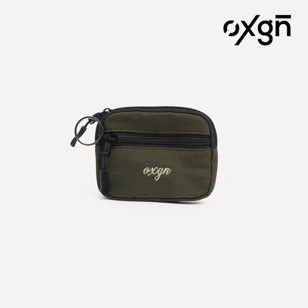 OXGN Logo Coin Purse For Men And Women (Olive) | Shopee Philippines