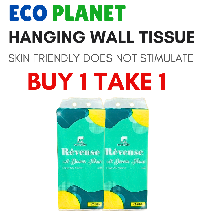 Buy 1 Take 1 Ecoplanet Reveuse 2500sheet cheerful green tea tissue ...