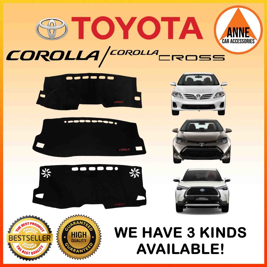 Dashboard Cover for Toyota Corolla Altis 2006 - 2013 / 2014 - 2018 ...