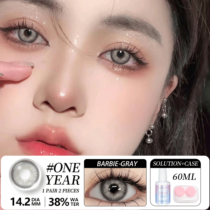 LinsFine(COD) European at American Barbie contact lens with solution ...