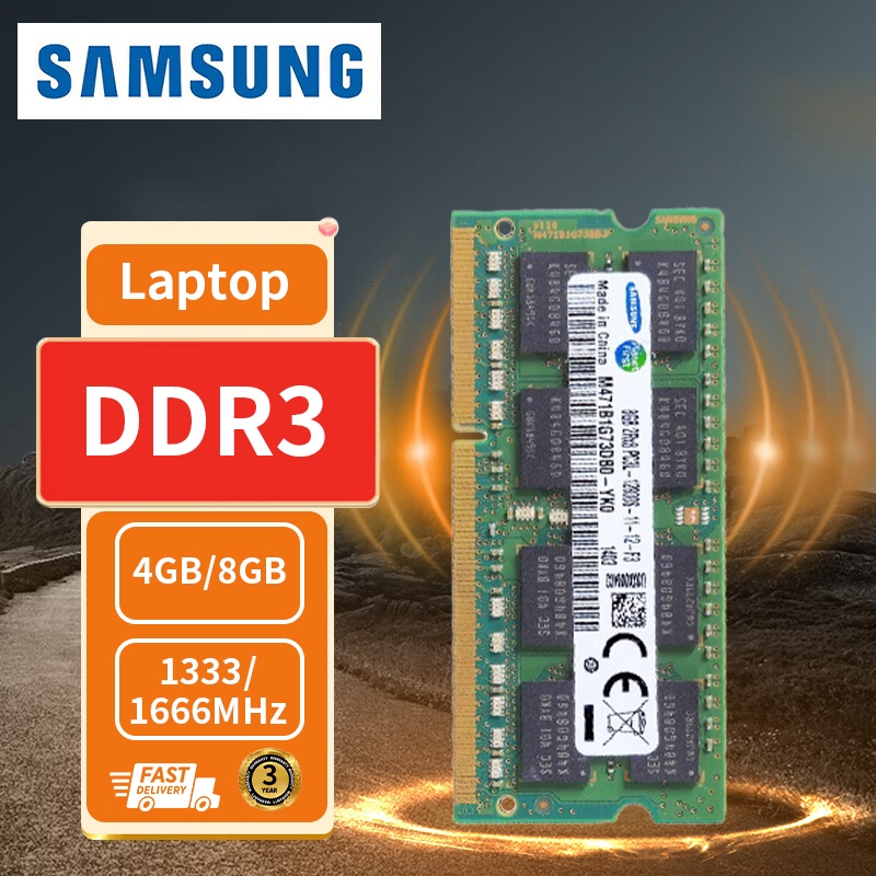 【Local】4GB 8GB Samsung DDR3 RAM DDR3L Notebook Memory RAM SODIMM ...