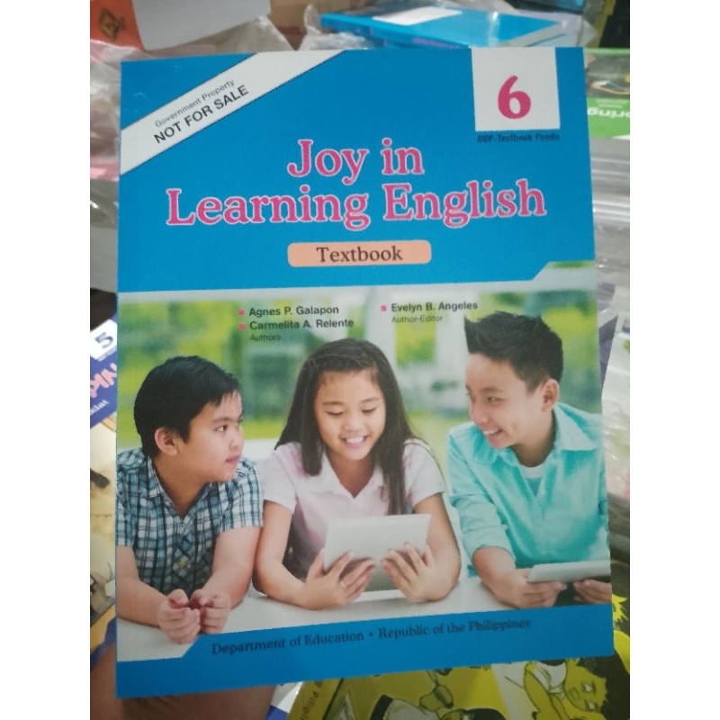 JOY IN LEARNING ENGLISH textbook grade 6 (brandnew | Shopee Philippines