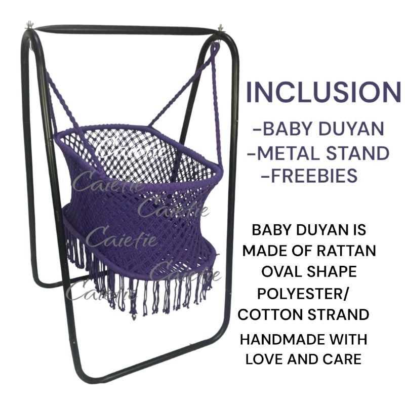 Duyan for baby SUPER PINO MASINSIN with Metal Stand and freebies ...