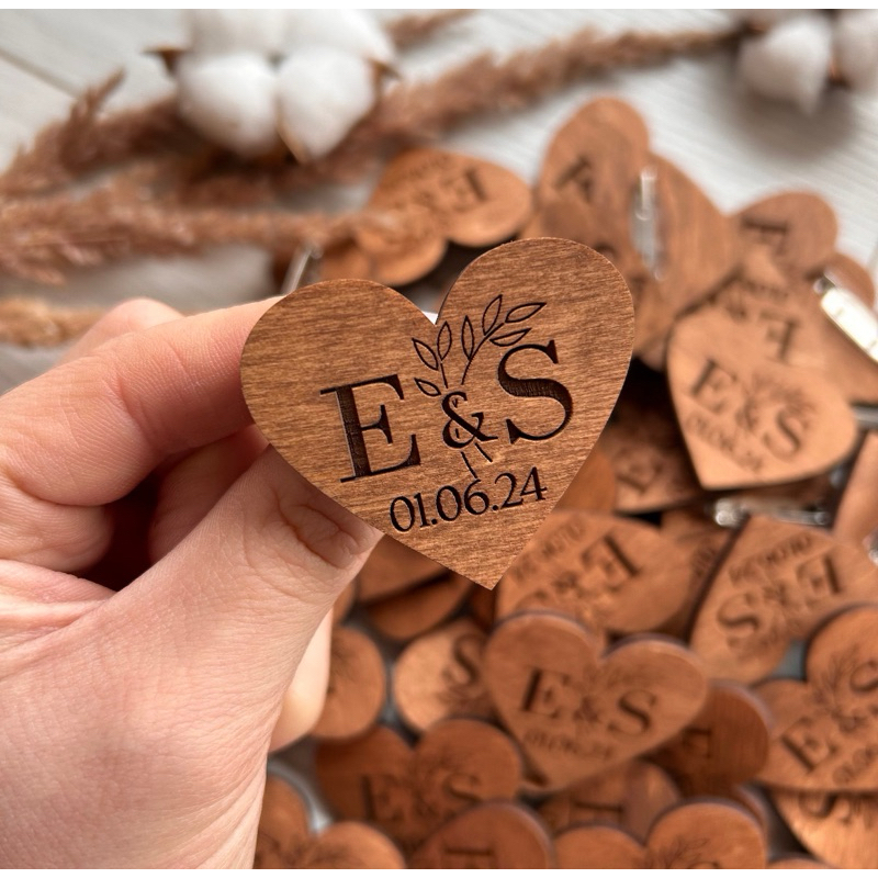 Custom Engrave Hear Pins | Shopee Philippines