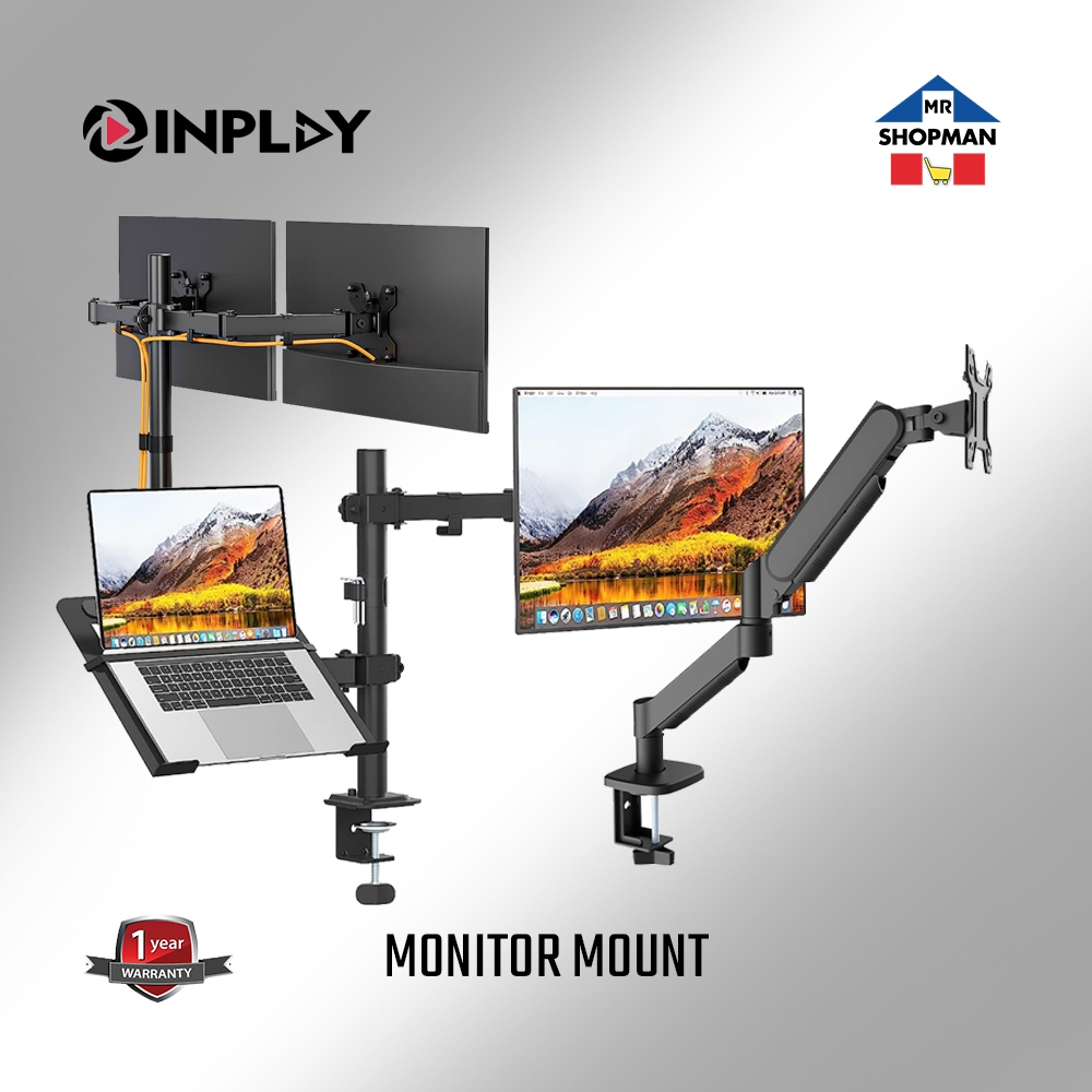 Inplay Monitor Table Mount KMT KMT2 KMT4 Dual / Single Adjustable with Clamp Kmt1 / kmt 2 / Kmt ...