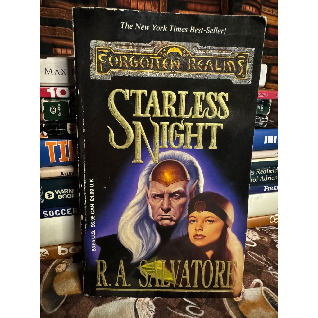 MMPB 1994 Forgotten Realms Starless Night Fantasy Saga Adventure Book R ...