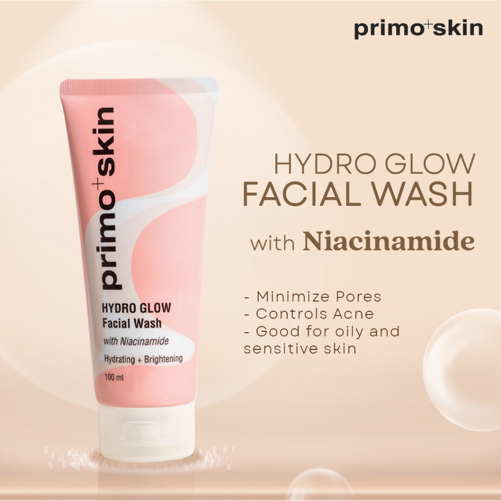 BUY 1 GET 1 Primo+Skin Hydro Glow Facial Wash w/ Niacinamide 100ML ...