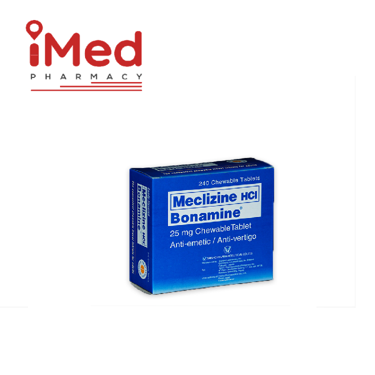 BONAMINE CHEWABLE TABLET 10's | Shopee Philippines