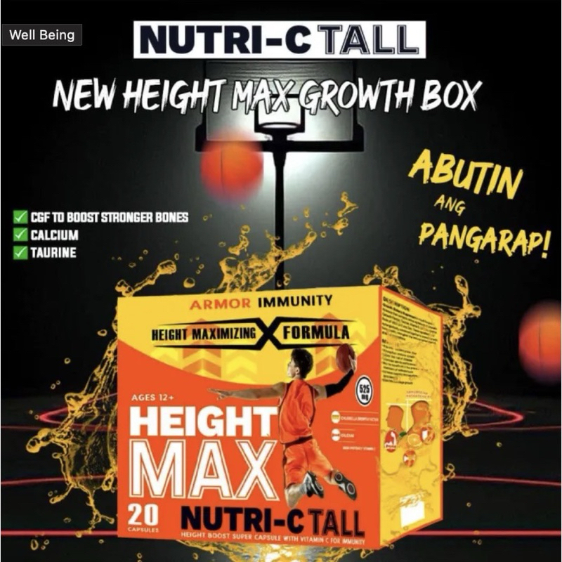 ORIGINAL HEIGHT MAXX 20 CAPSULE | Shopee Philippines