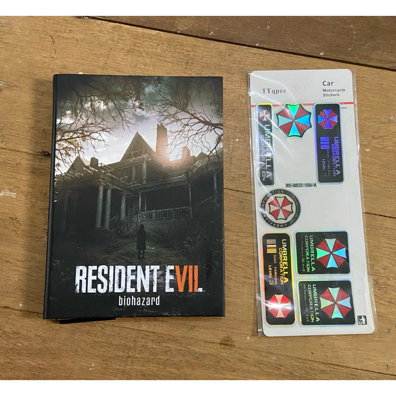 Resident Evil 7 | Biohazard 7 Note Book (plain white pages) | Shopee ...