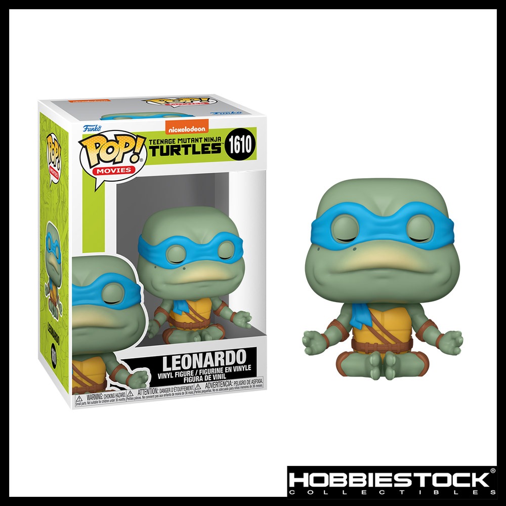 Funko Pop! MOVIES: Teenage Mutant Ninja Turtles- Leonardo (Meditating ...