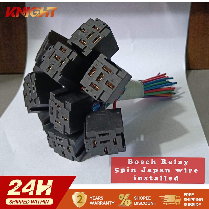 10Pcs BOSCH RELAY SOCKET 5PIN HEAVY DUTY JAPAN WIRE INSTALLED | Shopee ...