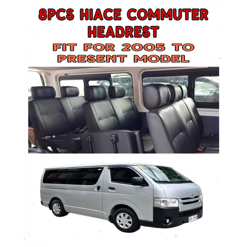 8PCS TOYOTA HIACE COMMUTER DECONTENT HEADREST | Shopee Philippines