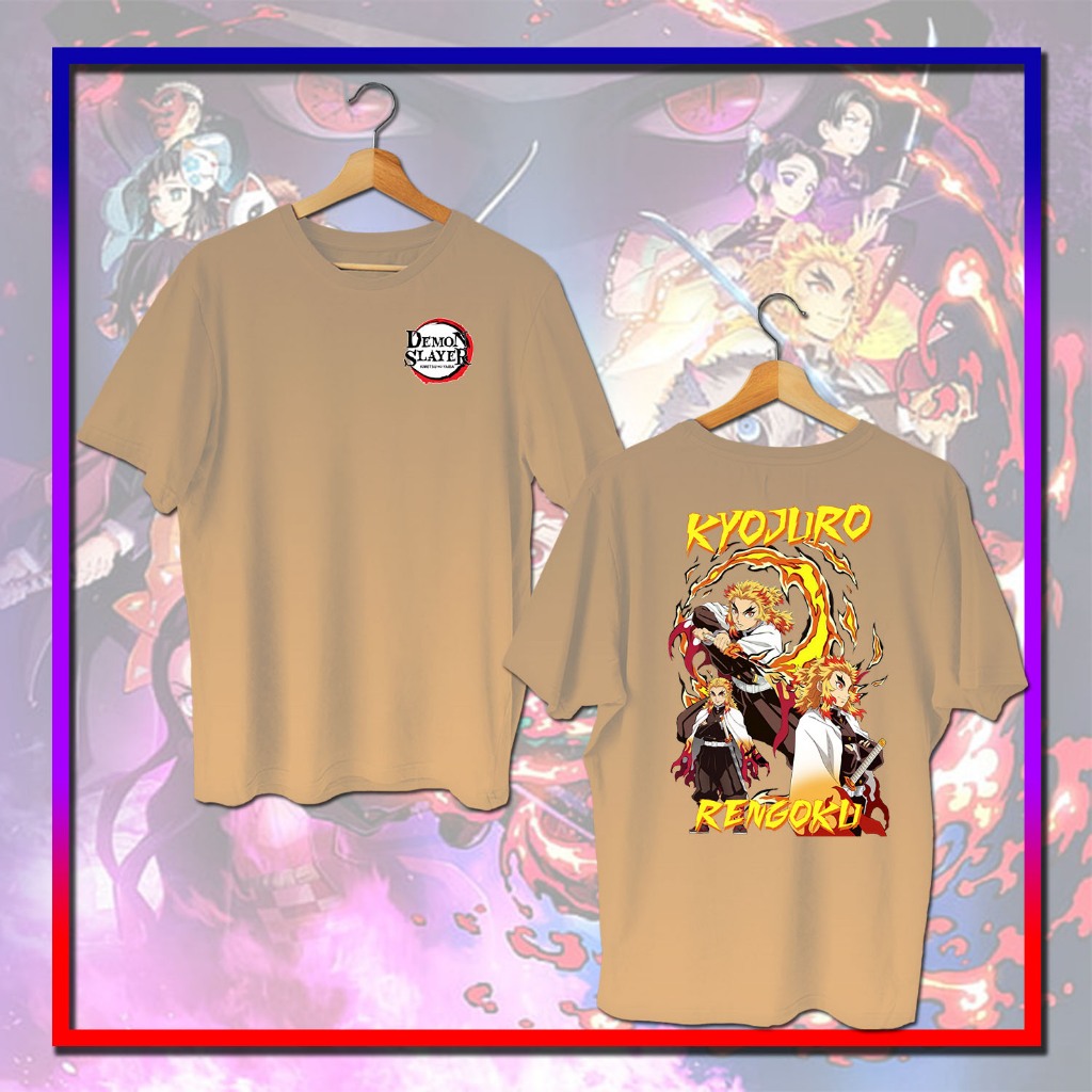 Demon Slayer Kimetsu No Yaiba "HASHIRA KYOJURO RENGOKU" ANIME SHIRT ...