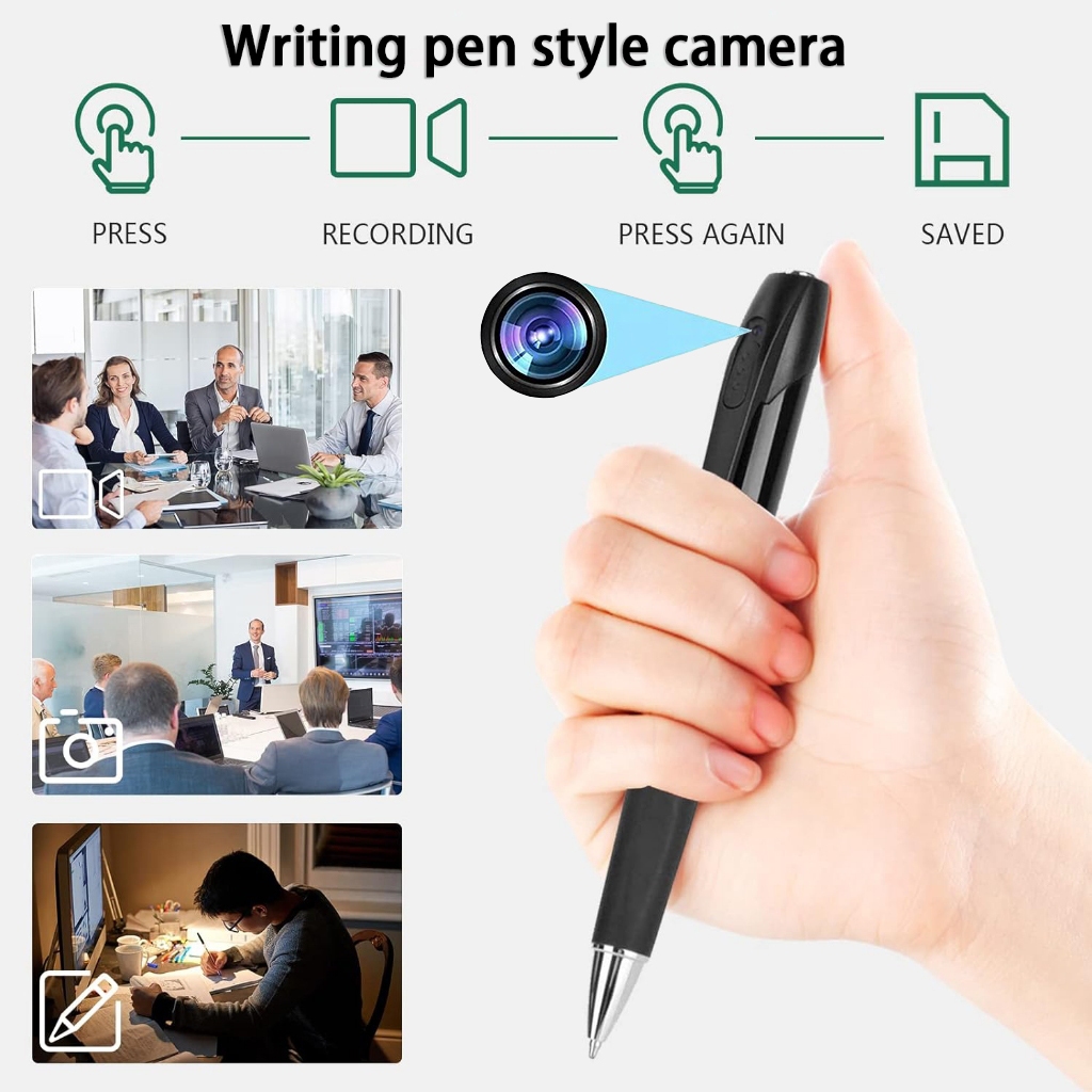 pen spy camera portable mini camera v8 pen style cctv no wifi ...