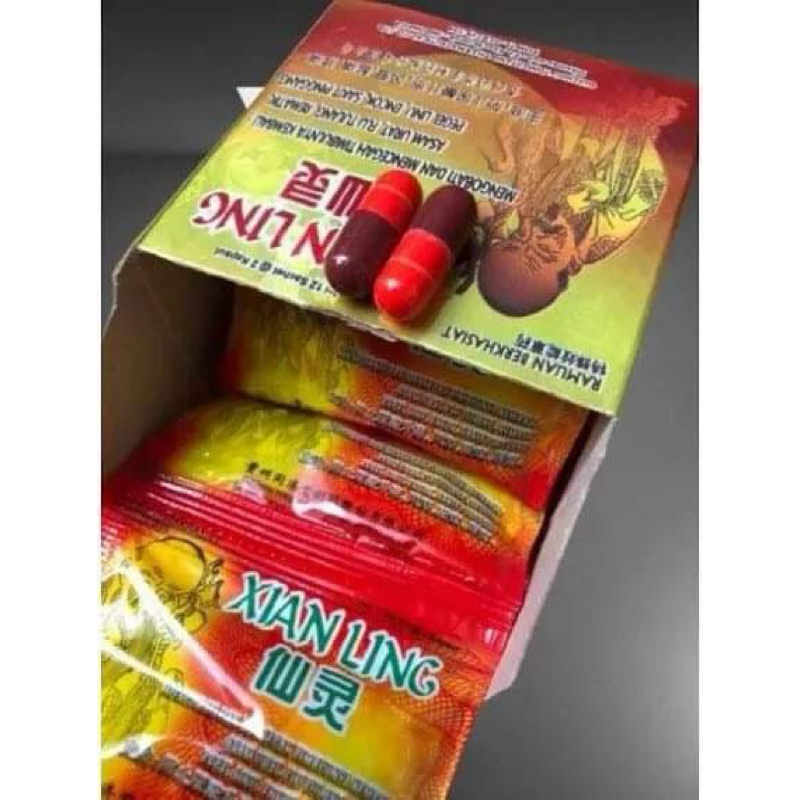 original xian ling herbal capsule 24pcs capsule in abox | Shopee ...