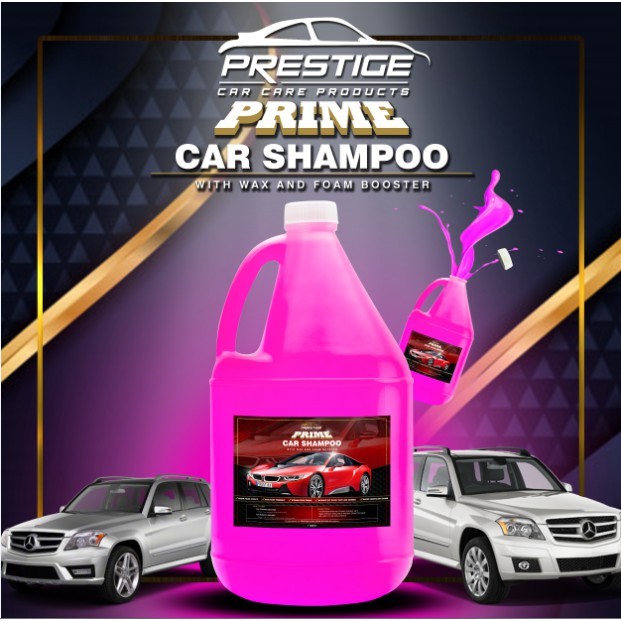 Prestige Prime Car Shampoo Elite Wax & Foam Booster Super High Gloss ...