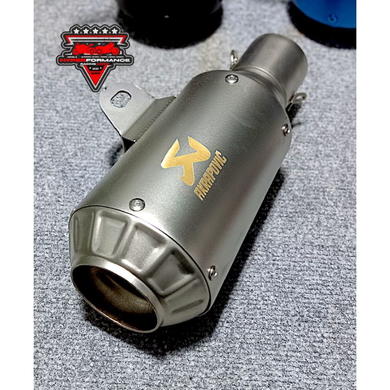 AKRAPOVIC SHORT GP UNIVERSAL MOTORCYCLE MUFFLER EXHAUST PIPE ...