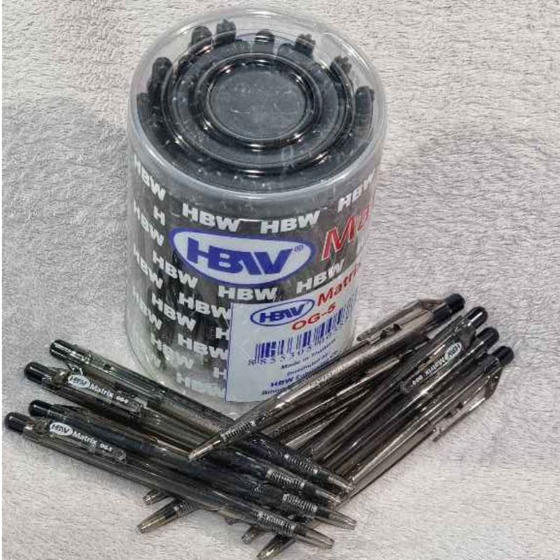 HBW Matrix Ballpens black for SALE!sold per 12pcs. | Shopee Philippines