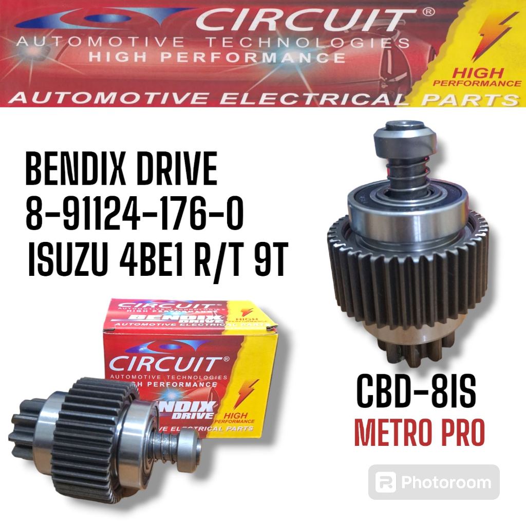 Circuit Starter Bendix Drive CBD-8IS ISUZU 4BE1 R/T 9T | Shopee Philippines