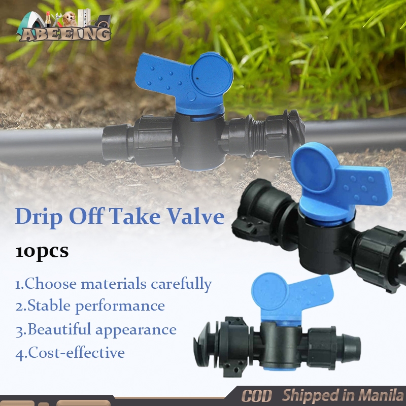 10Pcs Drip Off Take Valve for 16mm Irrigation Hose Connector | Shopee ...